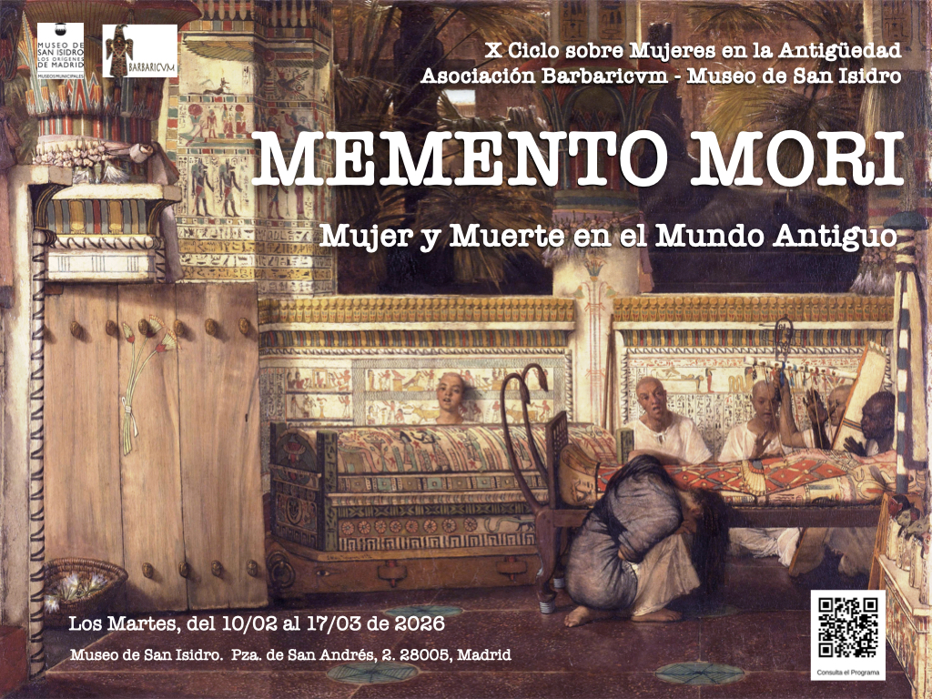 'Memento mori. Mujer y muerte en el mundo antiguo'. Ciclo de ...