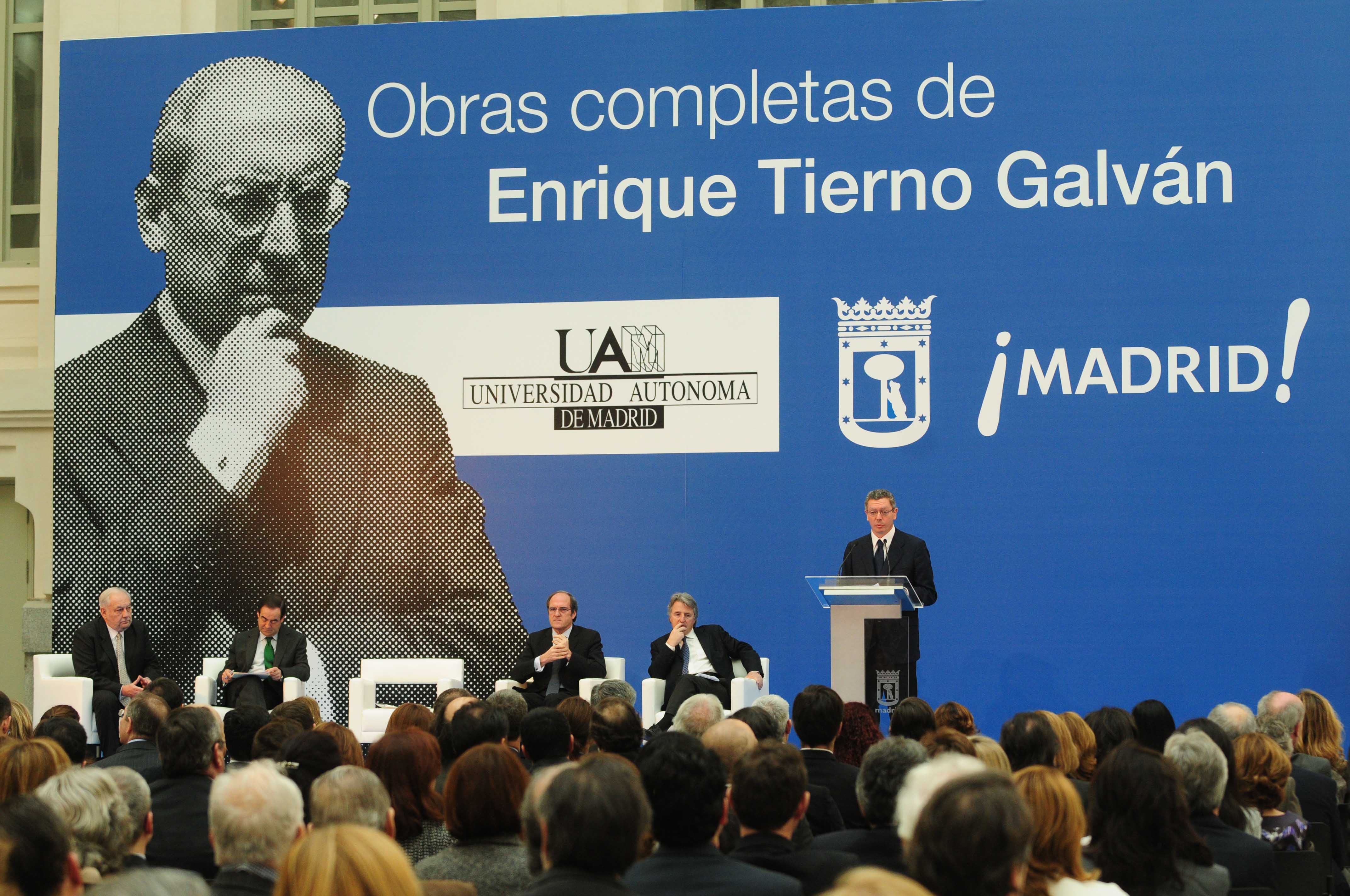 Homenaje a Tierno Galván - Ayuntamiento de Madrid