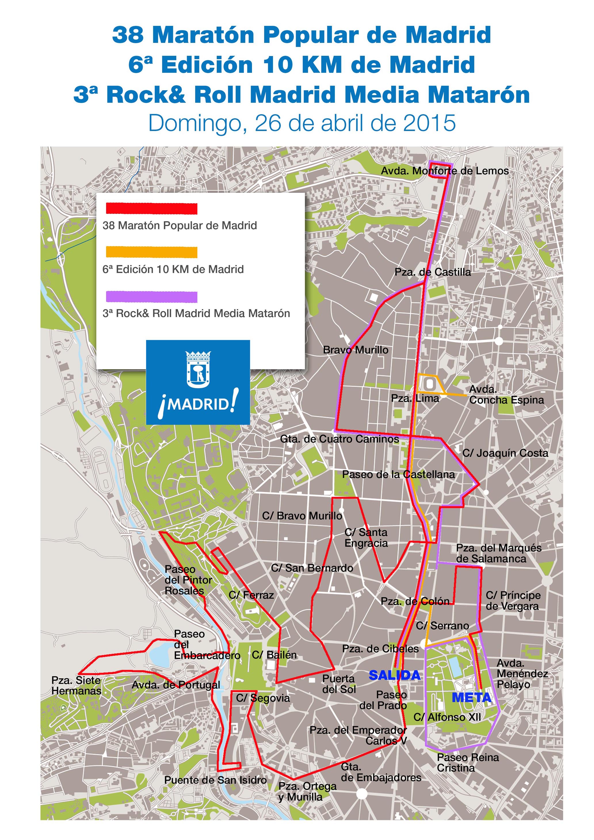 Plan de movilidad del Maratón de Madrid - Ayuntamiento de Madrid