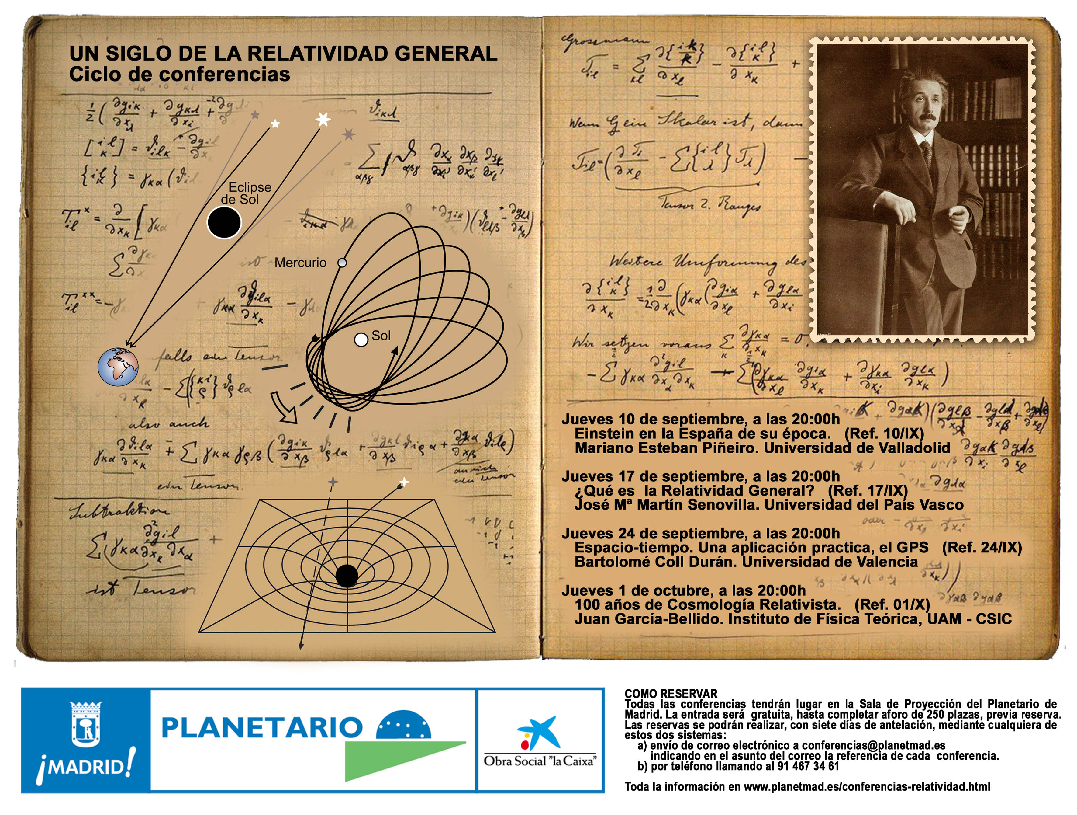 Planetario de Madrid celebra el centenario de la teoría de la ...