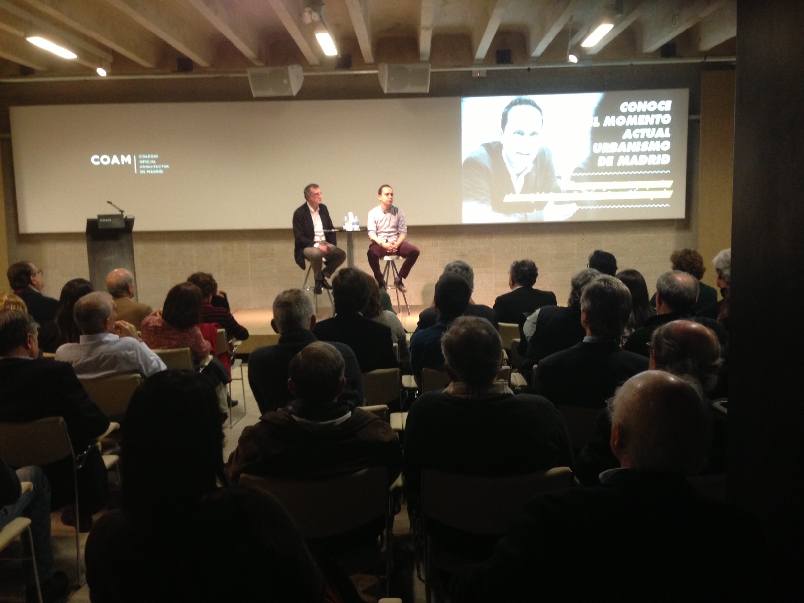 José Manuel Calvo participa en el Foro del COAM - Ayuntamiento de Madrid