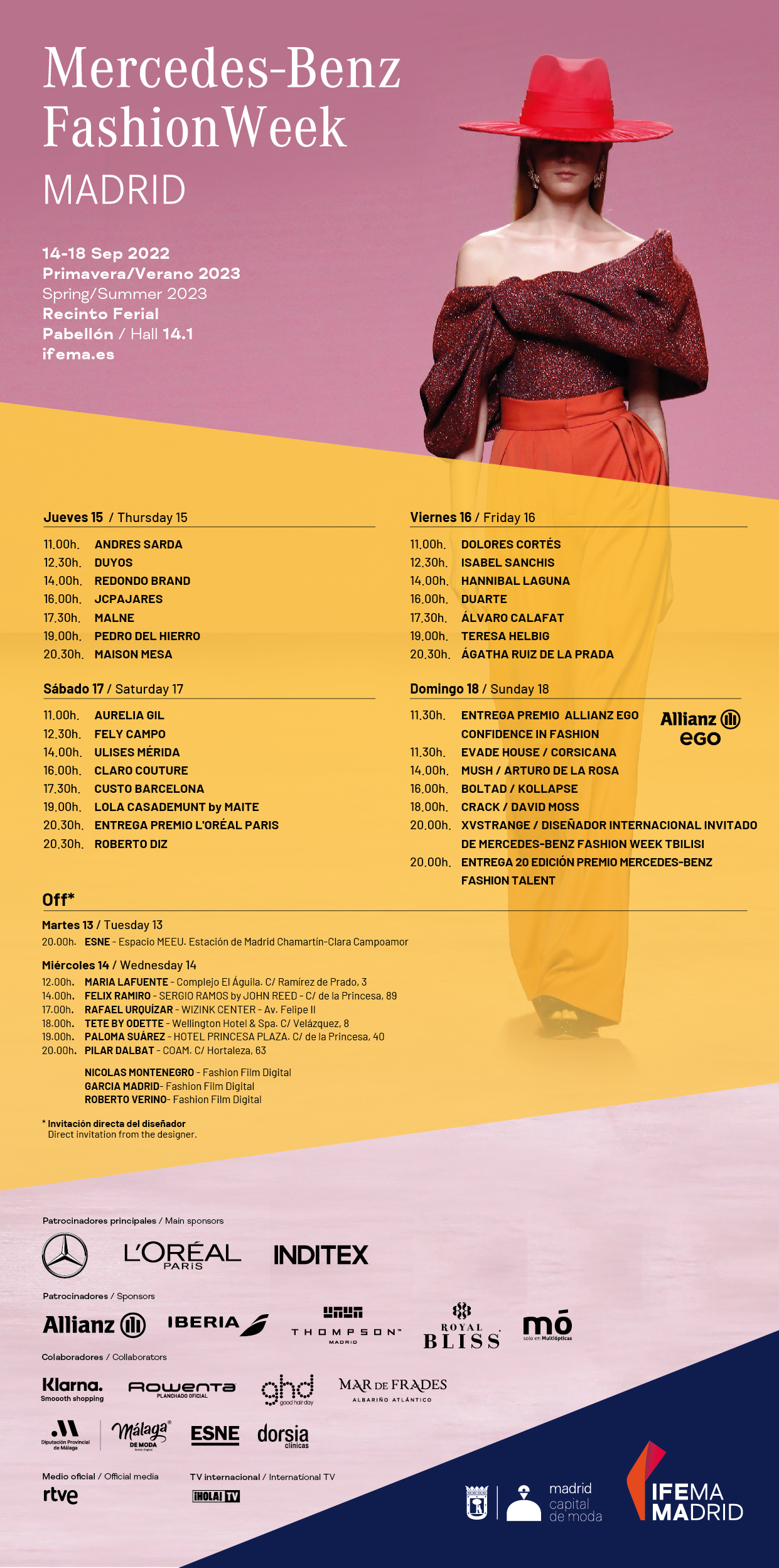 Arranca la Semana de la Moda de Madrid con un histórico apoyo del ...