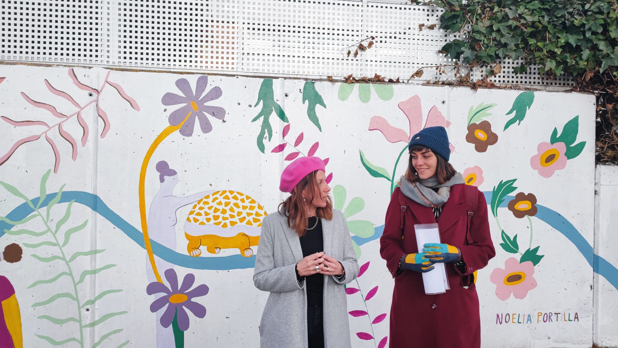 Villaverde inaugura un mural dedicado a todas las mujeres del distrito ...
